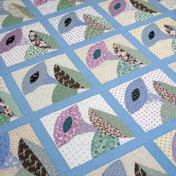 Morning Glory Quilt - Etsy