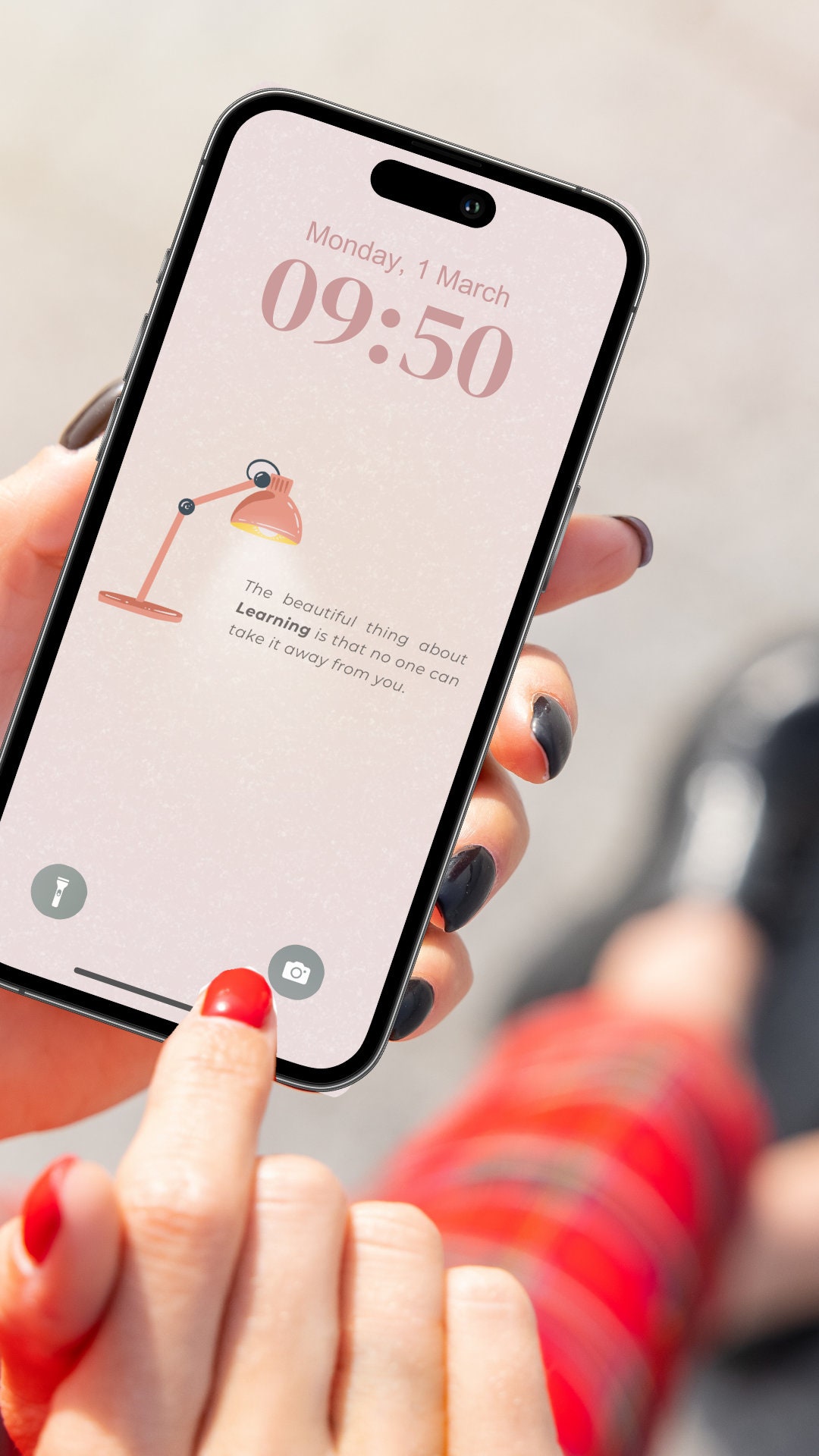 12 Phone Wallpaper Affirmations, Cute Illustration Wallpaper, Monthly ...