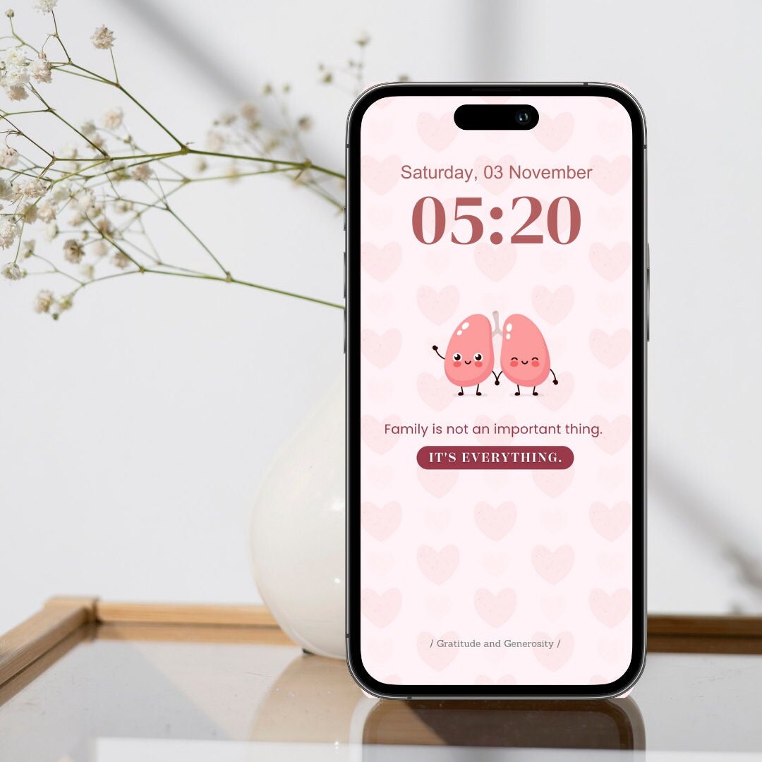 12 Phone Wallpaper Affirmations, Cute Illustration Wallpaper, Monthly ...