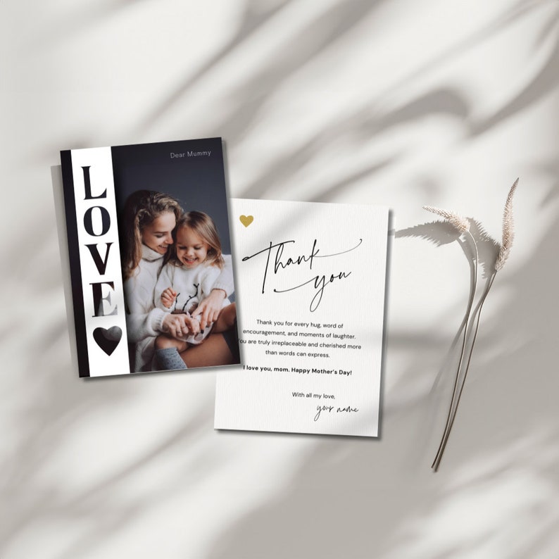 Mother's Day Card, Happy Mother's Day Celebration, Canva Templates ...