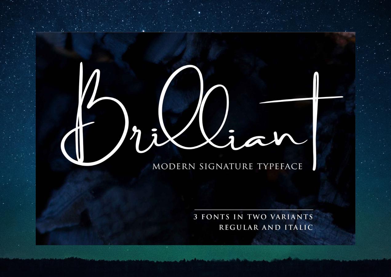 Brilliant Font - Handwritten Script Font, Canva Fonts, Fonts for Cricut ...