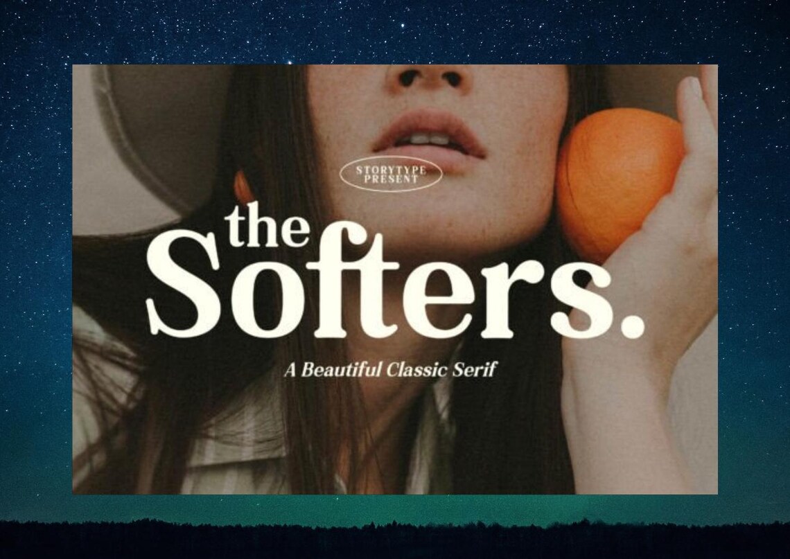 Softers Serif Font - Display Font, Unique Font, Modern Serif Font ...