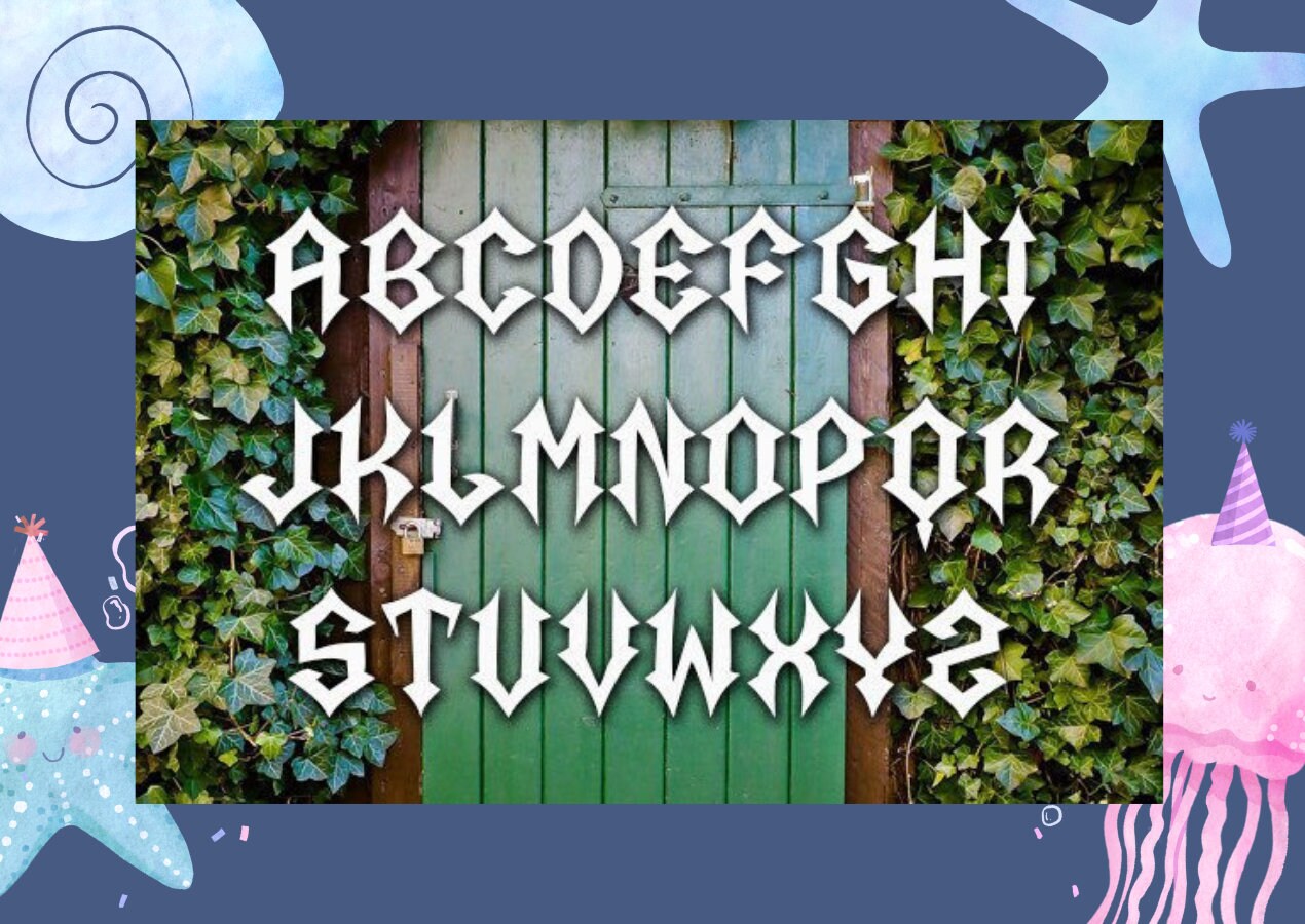 Portal Font Bundle - Blackletter, Tattoo Styles, Ancient Medieval ...