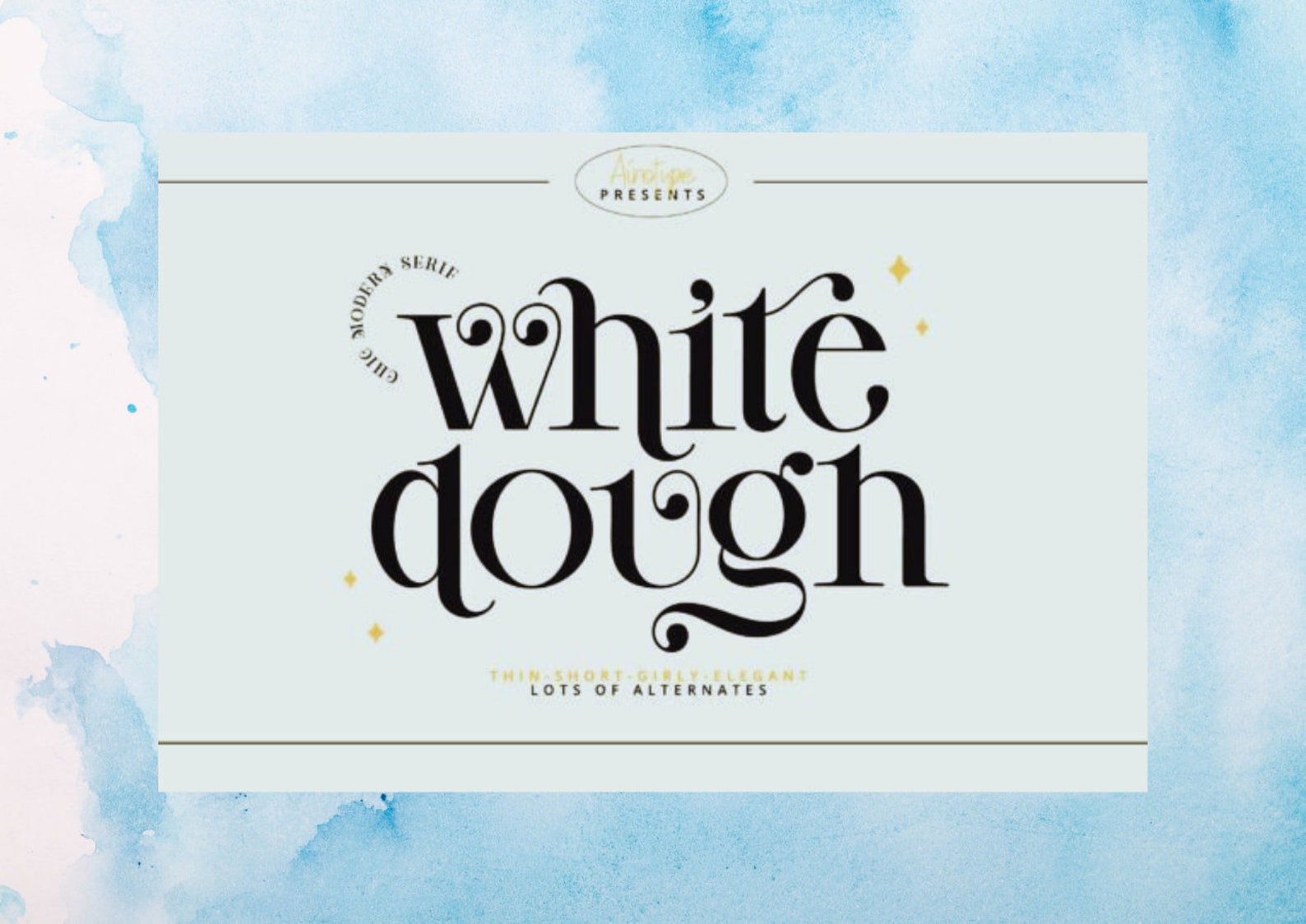 White Dough Font Bundle Logo Vont, Magazine Font, Old Retro Font ...