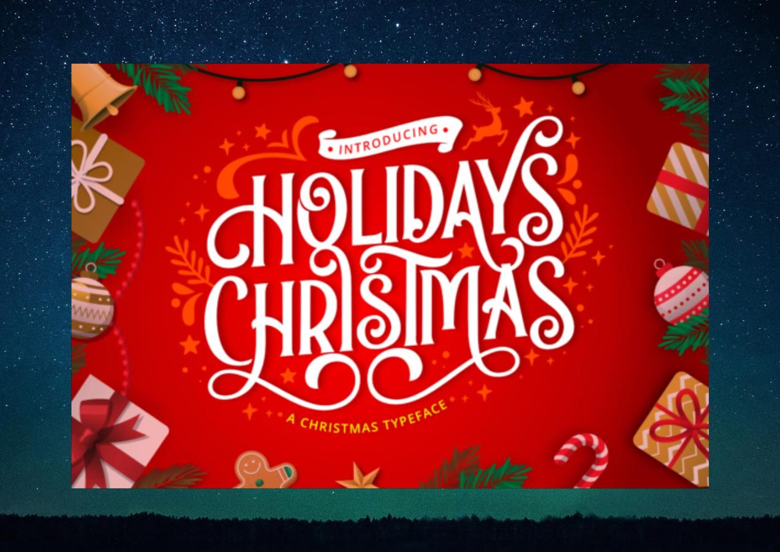 Holidays Christmas Font - Christmas Font, Hippie Font, 70s Font, Cricut ...