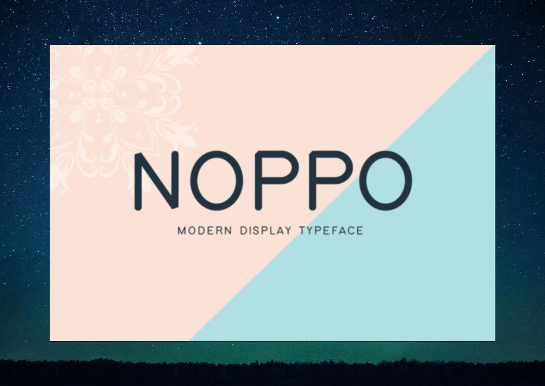 Noppo Font - Display Font, Boho Font, Modern Font, Canva Font ...