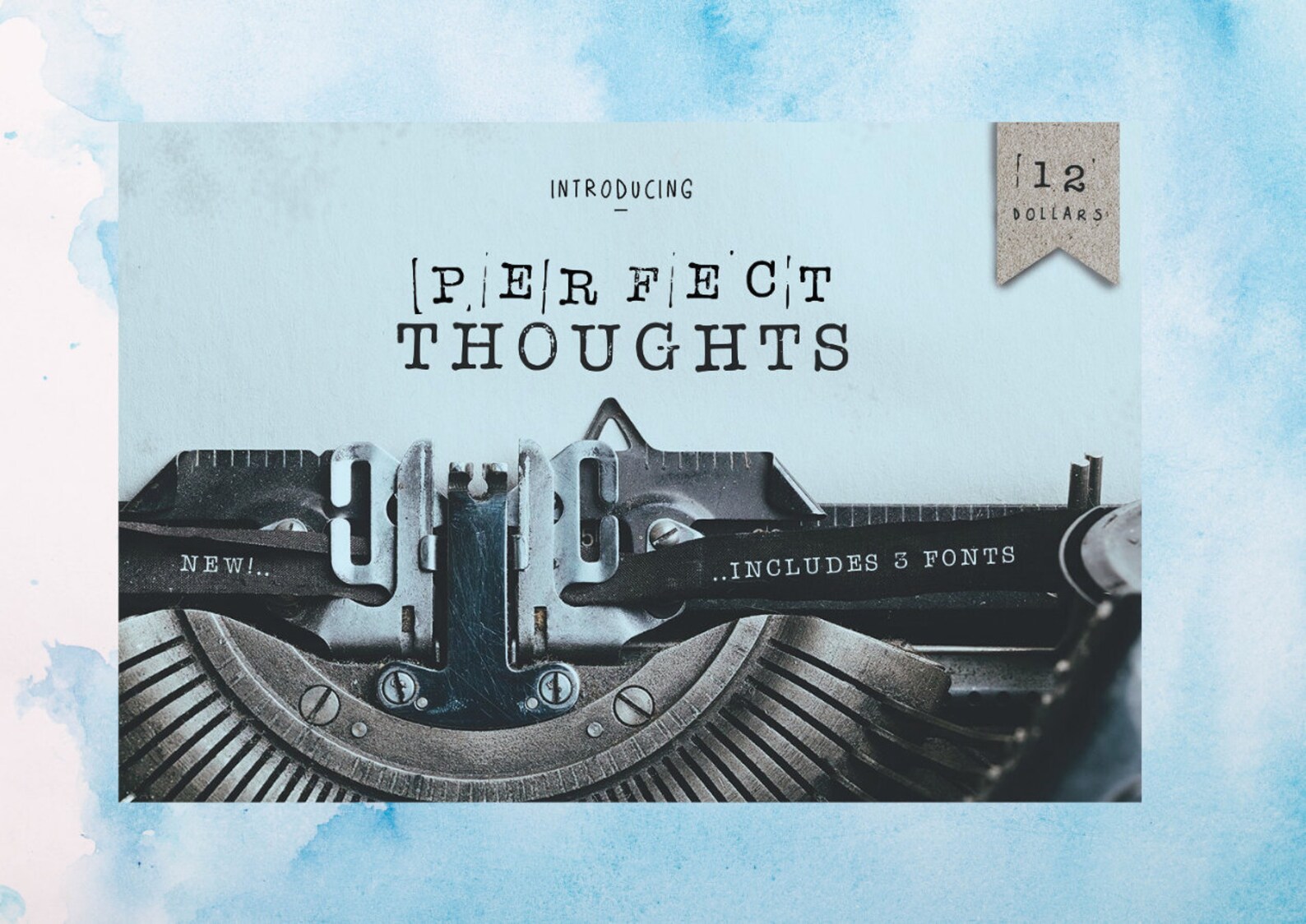 Perfect Thoughts Font Bundle - Procreate Font, Serif Font, Canva Font, Logo Vont, Magazine Font ...