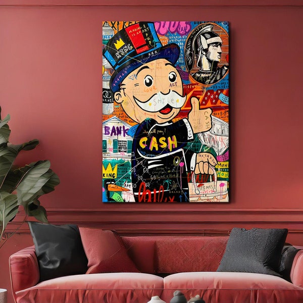 Monopoly Man Pop Art - Etsy