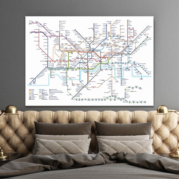 Tube Map - Etsy UK