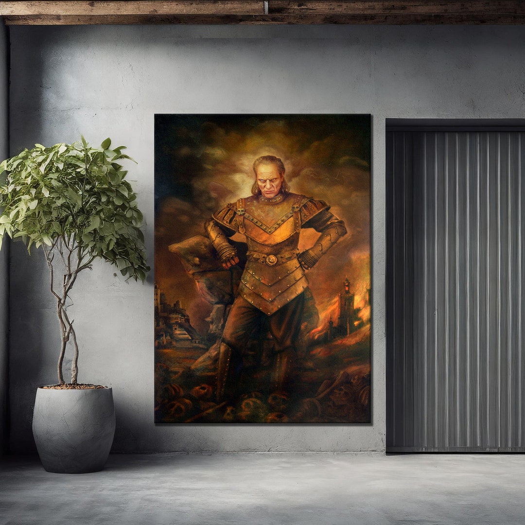 Vigo the Cruel From Ghostbusters II Painting Replica Canvas, Vigo the ...