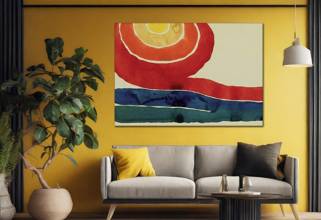 Georgia O'keeffe Evening Star No 3 Ready to Hang Canvas,ladder to the ...