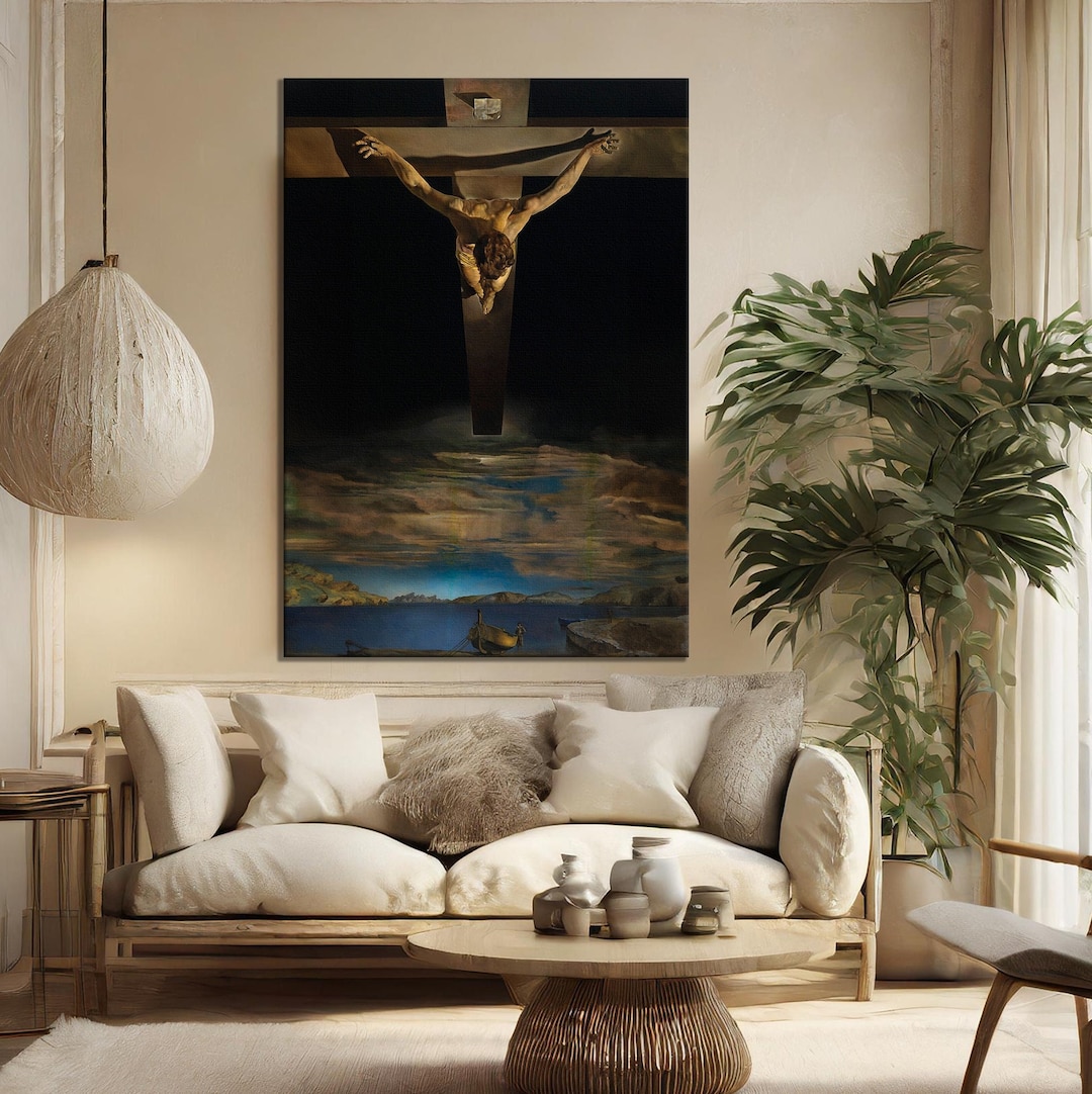 Christ of St John of the Cross by Salvador Dali, Canvas Wall Art Print ...
