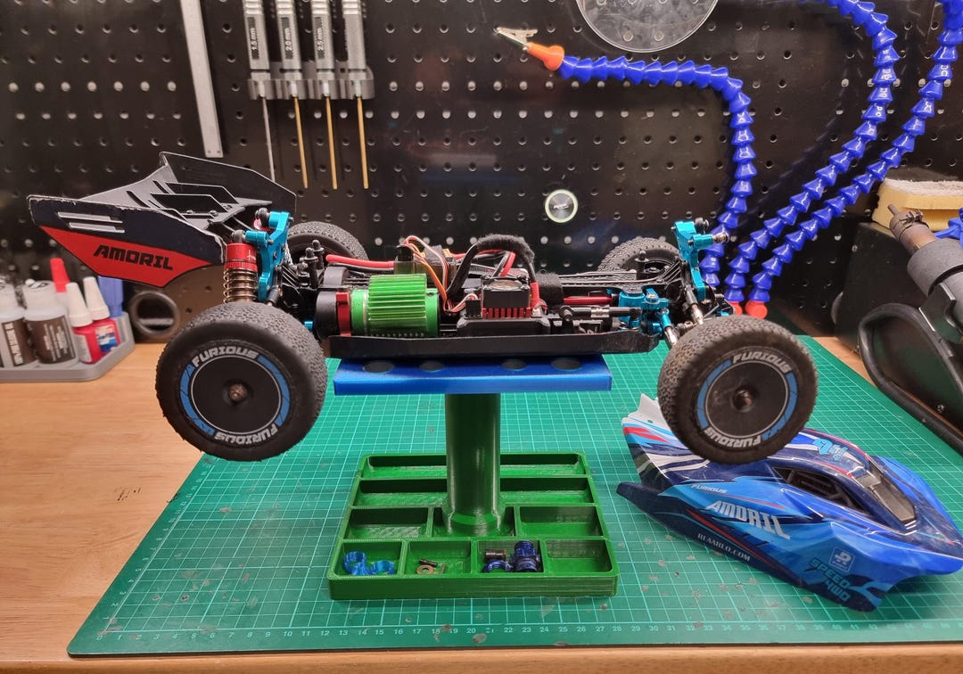 Multifunctional RC Car Work Stand Display Repair Workstation Platform ...