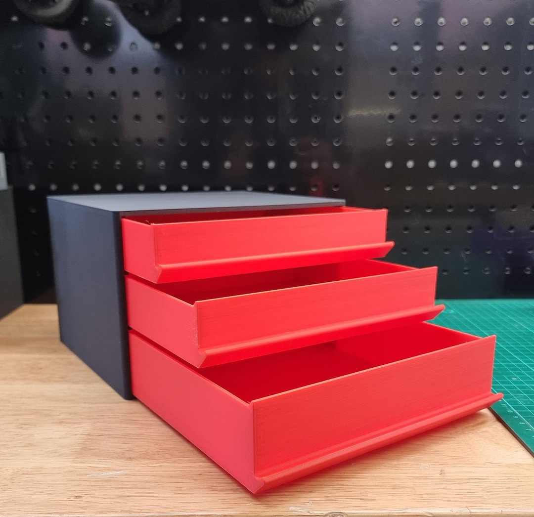 3D Printable Desktop Tool Chest Drawer / Hobby Parts Organizer/ RC Car ...