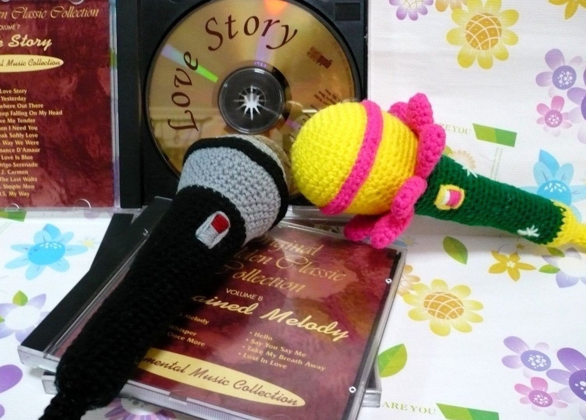 Toy Crochet Pattern Amigurumi Crochet Microphone Crochet - Etsy