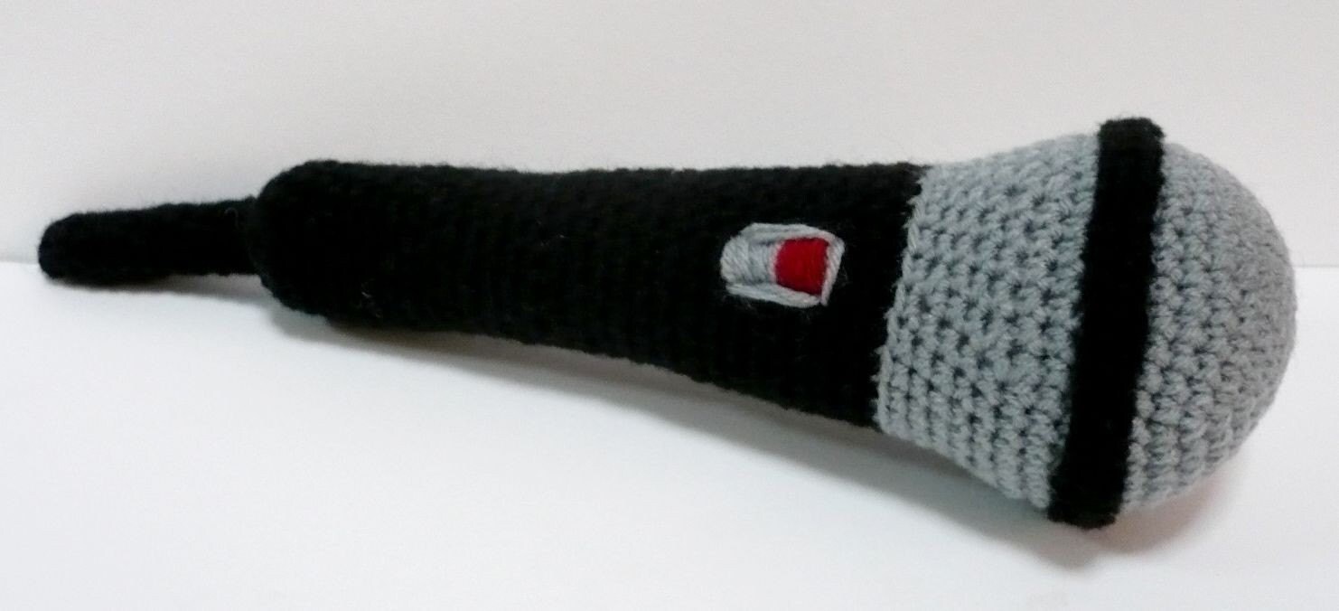 Toy Crochet Pattern Amigurumi Crochet Microphone Crochet | Etsy