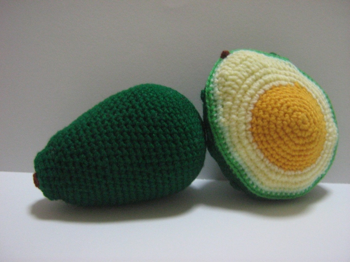 Fruit Crochet Pattern Avocado Crochet Pattern PDF Instant Download ...