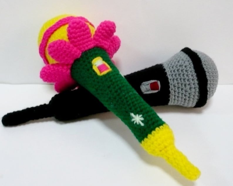 Toy Crochet Pattern Amigurumi Crochet Microphone Crochet - Etsy