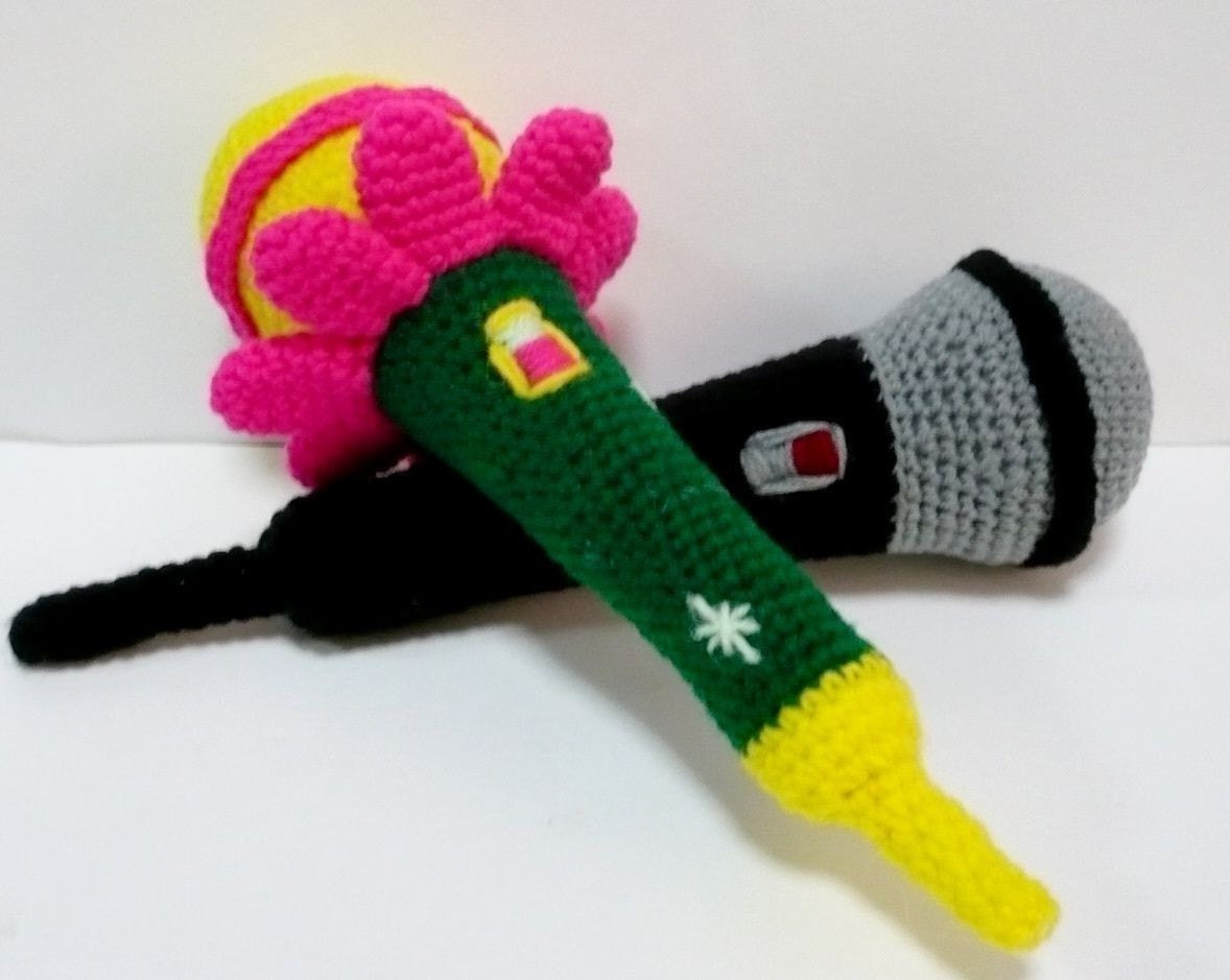 Toy Crochet Pattern Amigurumi Crochet Microphone Crochet Pattern PDF ...
