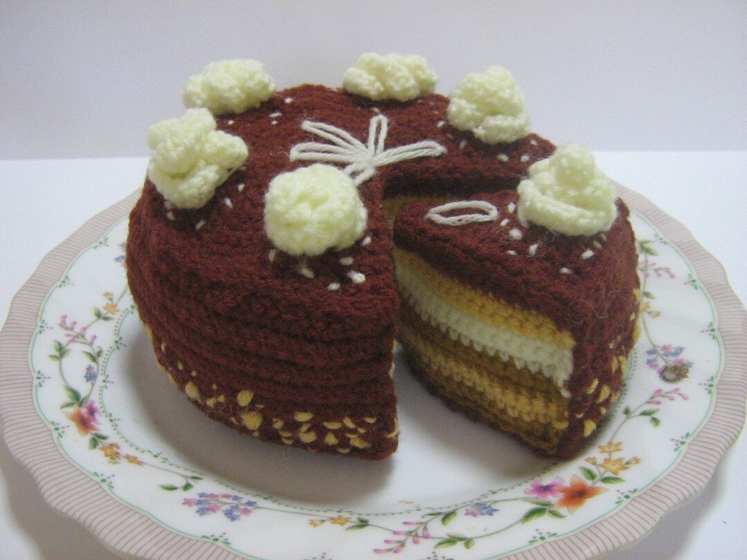 Cake Crochet Pattern Crochet Food Pattern PDF Instant Download Butter ...
