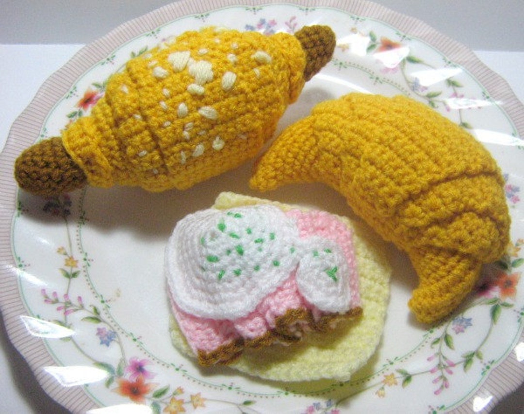 Croissant Crochet Pattern Food Crochet Pattern PDF Instant Download ...