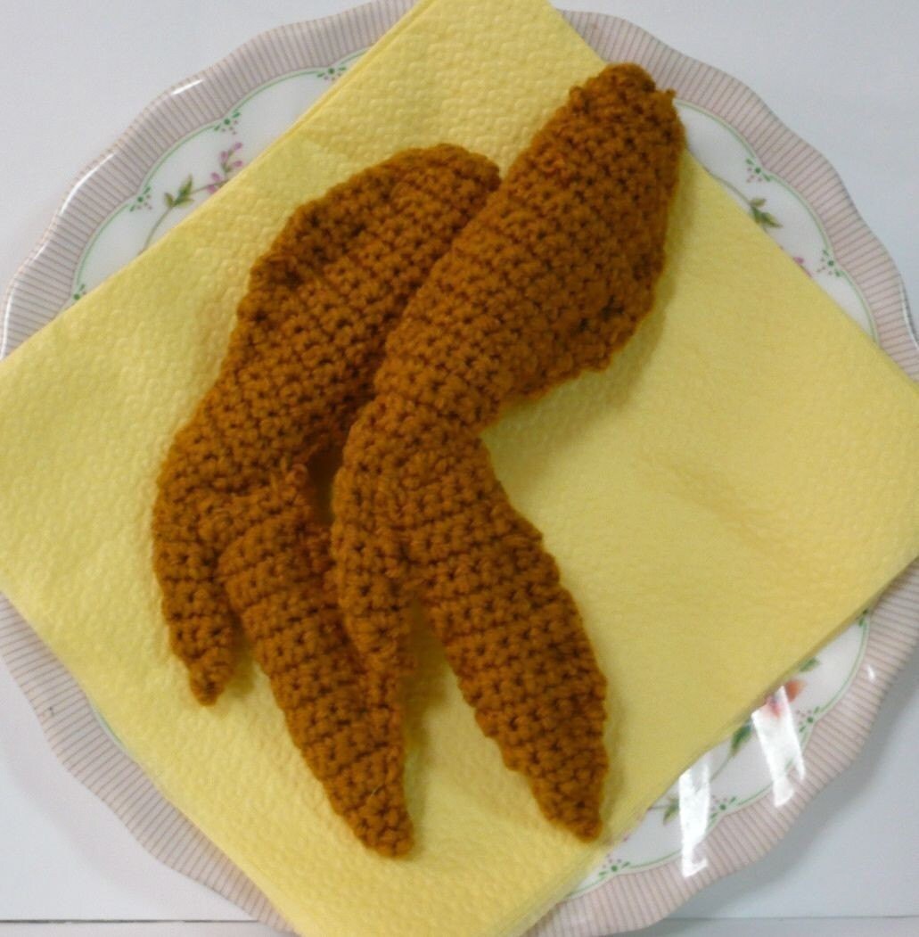 Chicken Wings Crochet Pattern Crochet Food Pattern PDF Instant Download ...