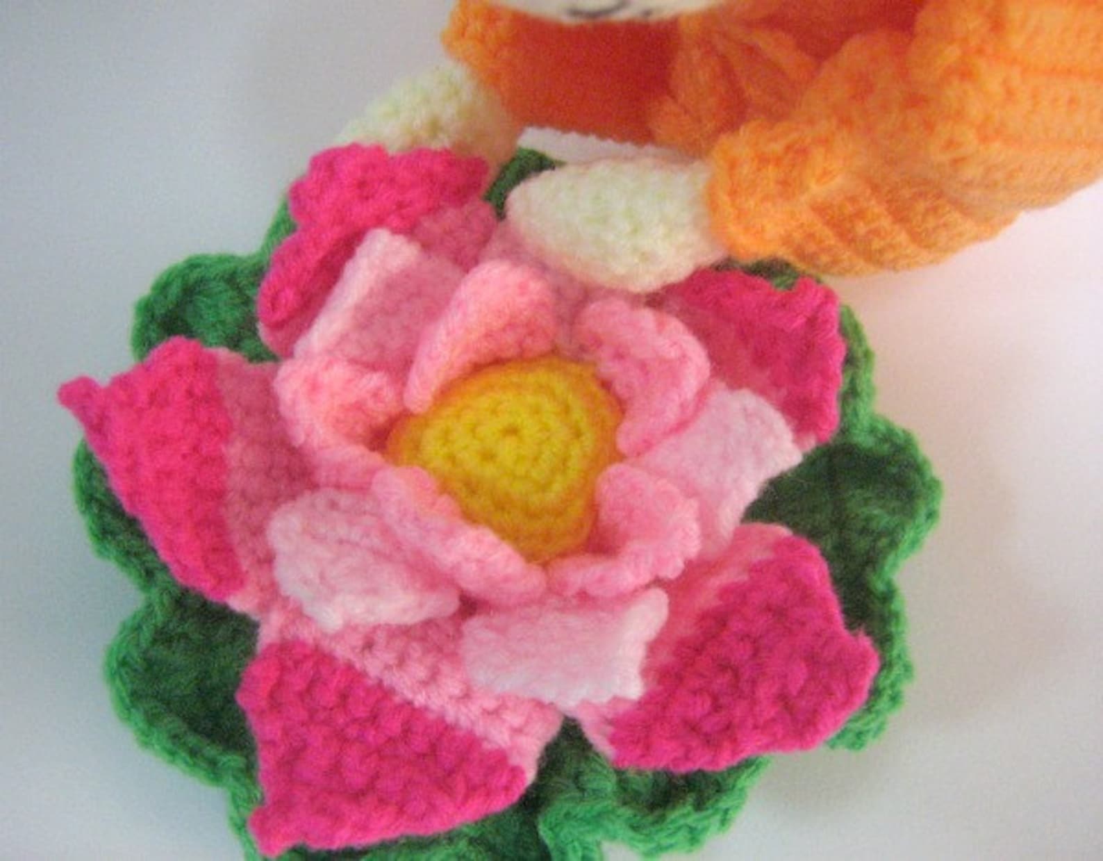 Amigurumi Crochet Pattern Monk Lotus Flower Crochet Pattern - Etsy
