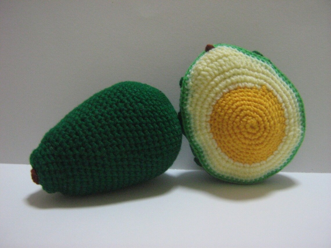 Fruit Crochet Pattern Avocado Crochet Pattern PDF Instant Download ...