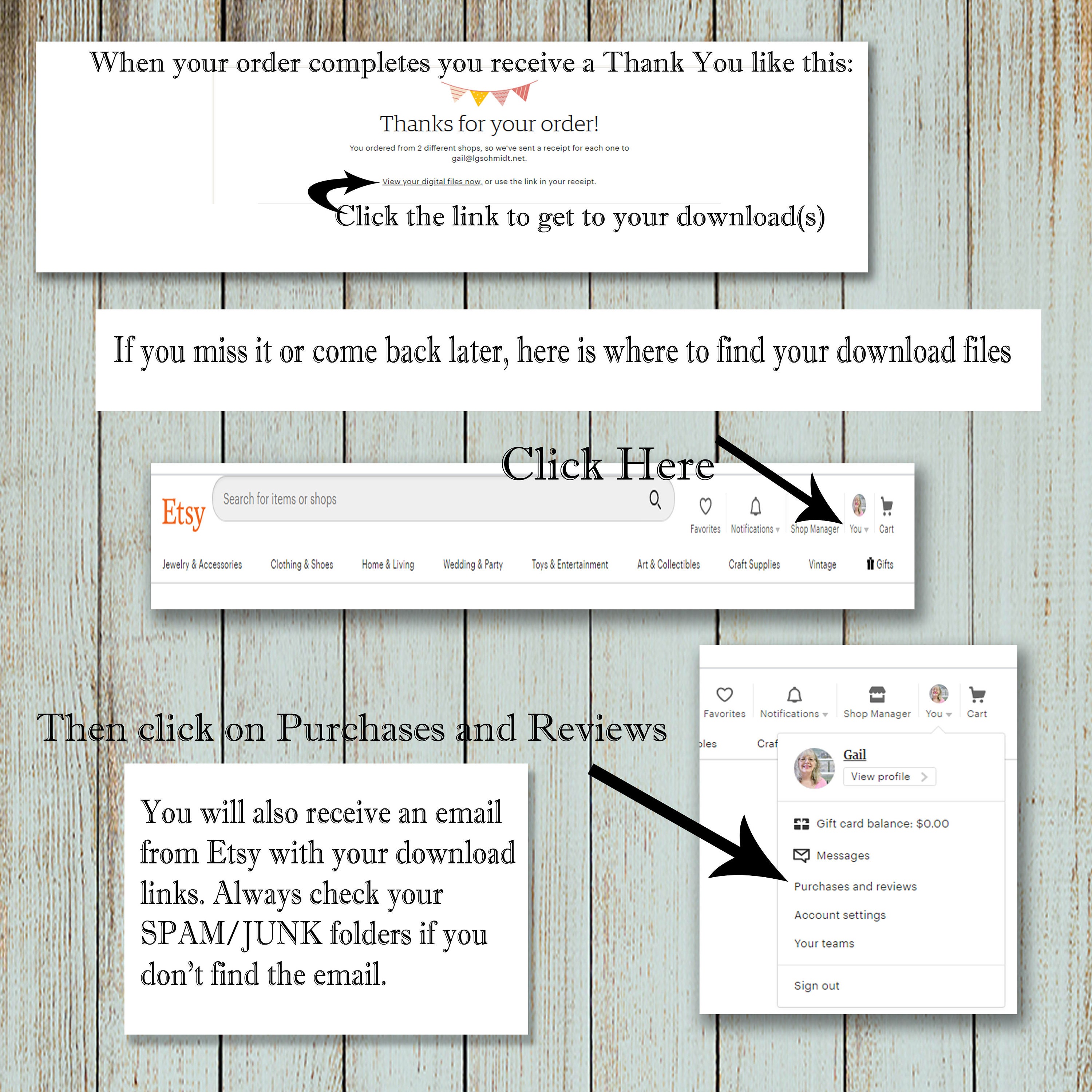 Instant Printable Digital Art or Note Cards With Envelopes - Etsy