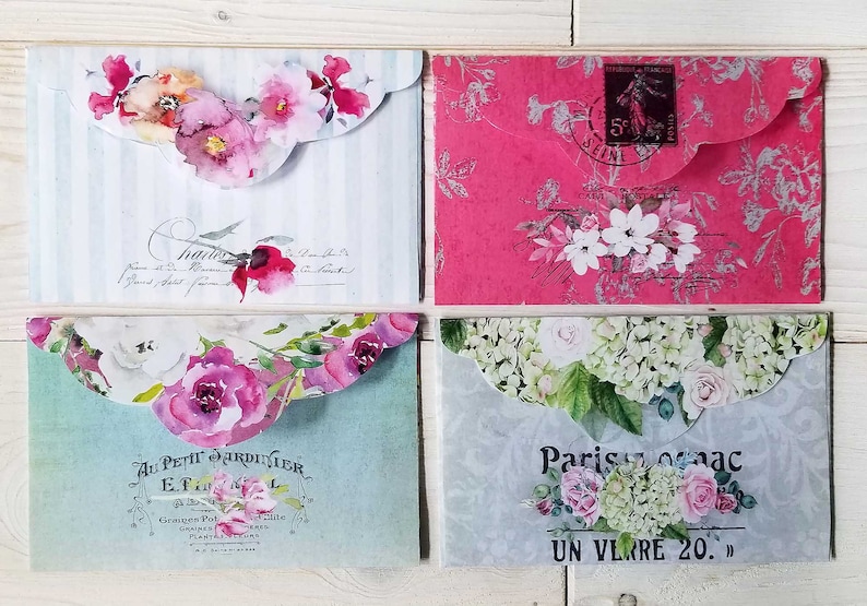 Floral Envelopes Printable Download - Instant Download - Digital ...