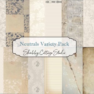 Neutral Journal Papers - Decorative Backgrounds Vertical and Horizontal ...