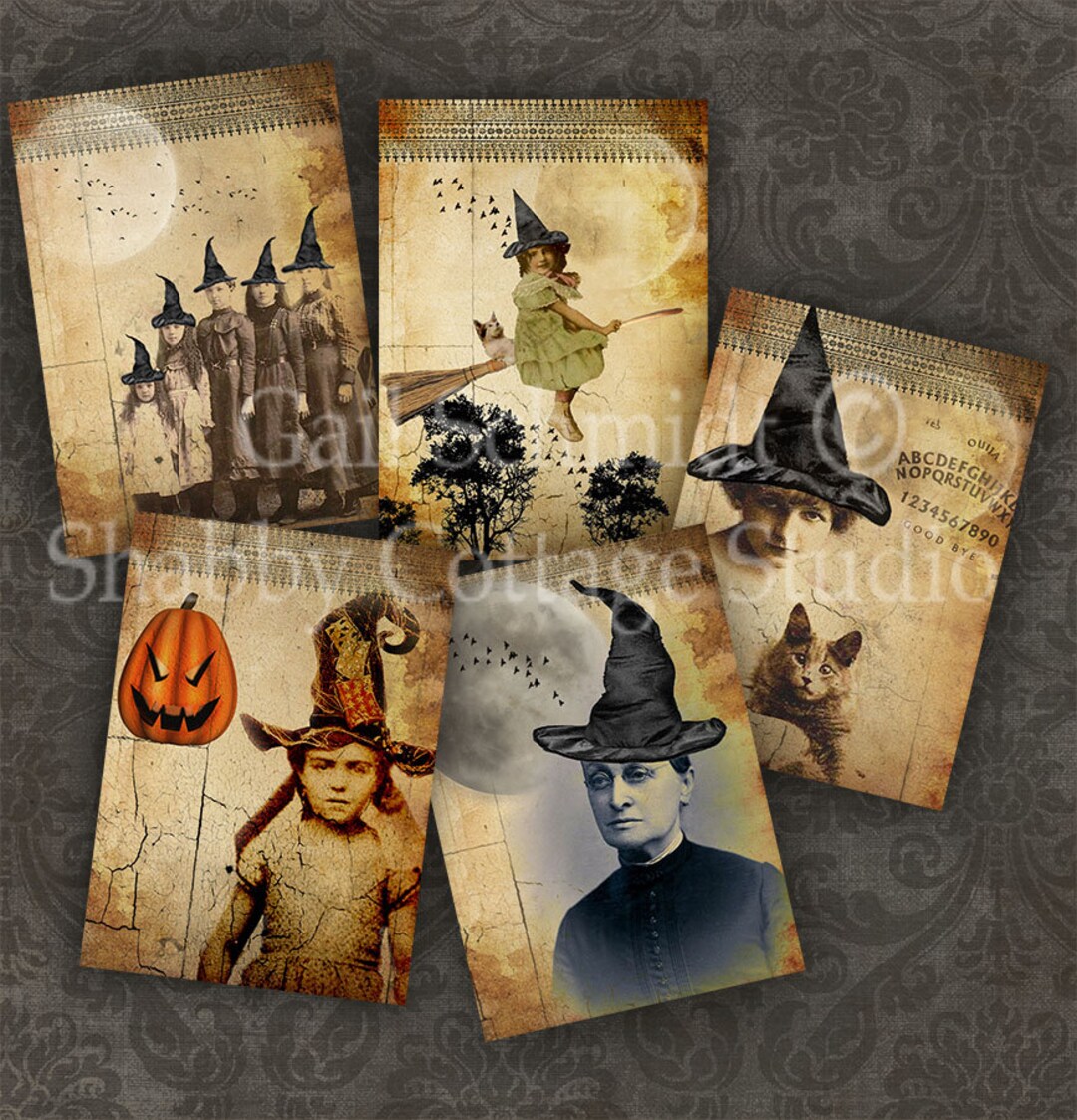Witchcraft Digital Collage Sheet - Instant Download - Printable ...