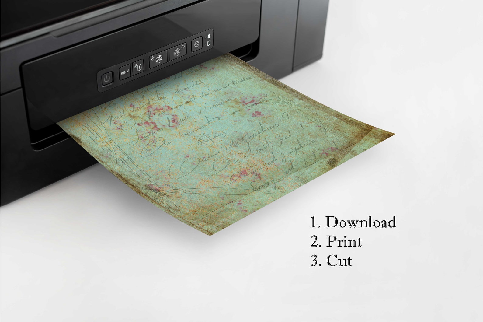 Printable Digital Paper Pack Instant Download - 8.5 X 11 Background ...