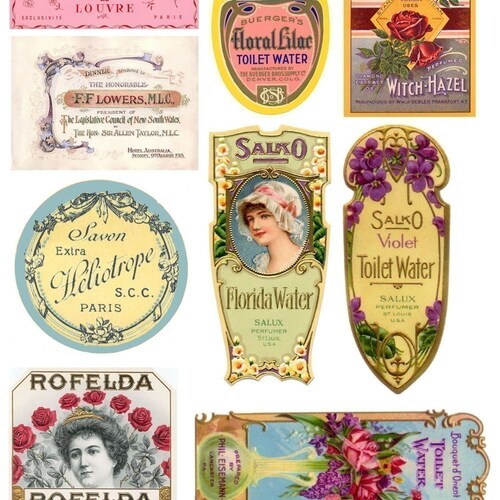 INSTANT DOWNLOAD DIGITAL Vintage Labels Collage Sheet - Etsy