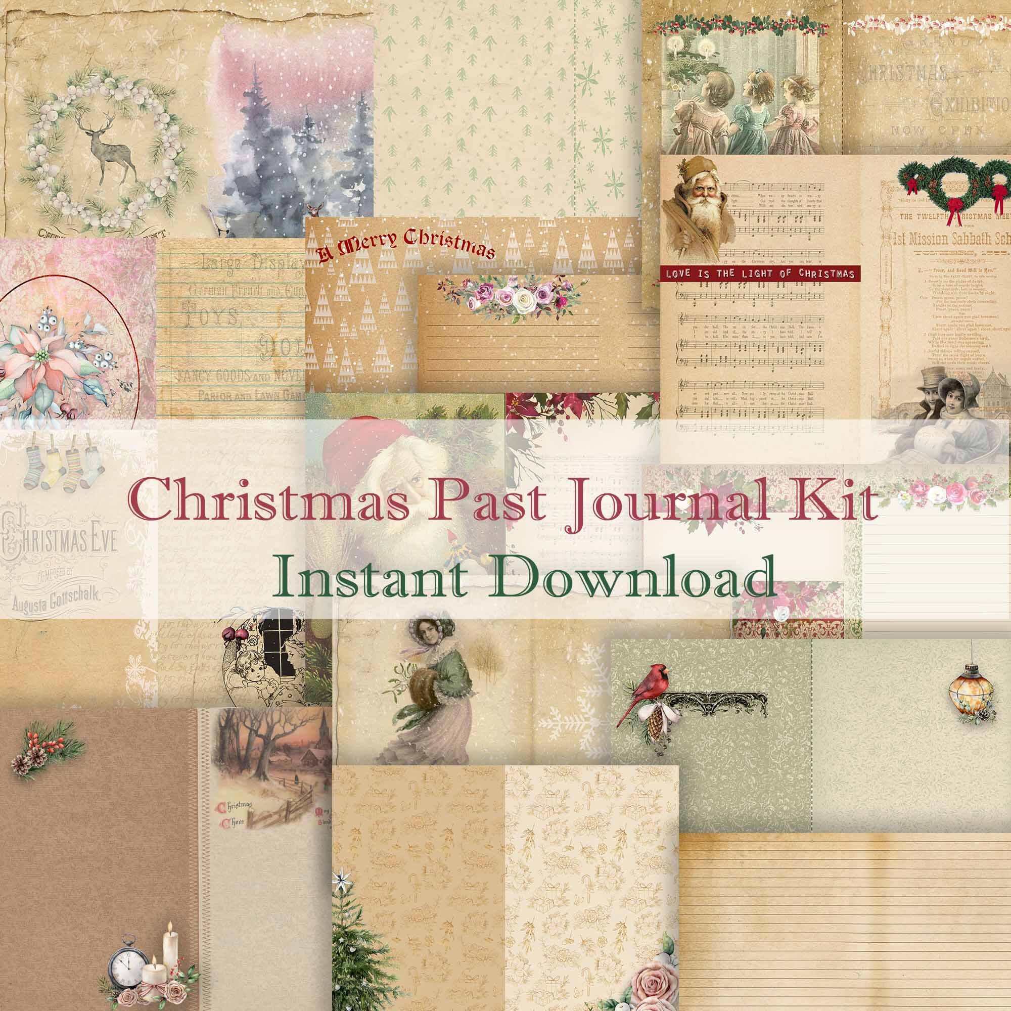 Christmas Junk Journal Kit Instant Digital Download | Etsy
