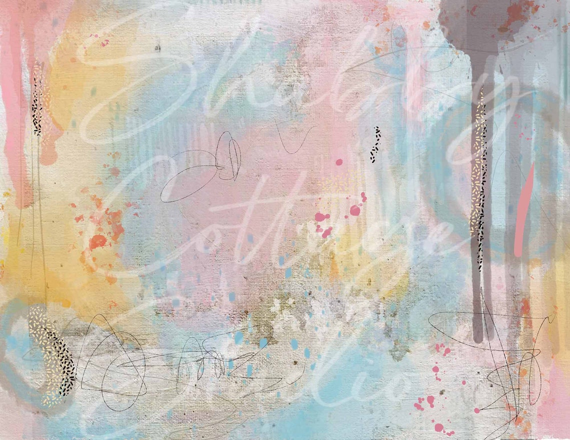 Abstract Printable Paper Pack Instant Digital Download - Journal Papers ...