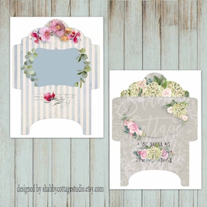 Floral Envelopes Printable Download - Instant Download - Digital ...