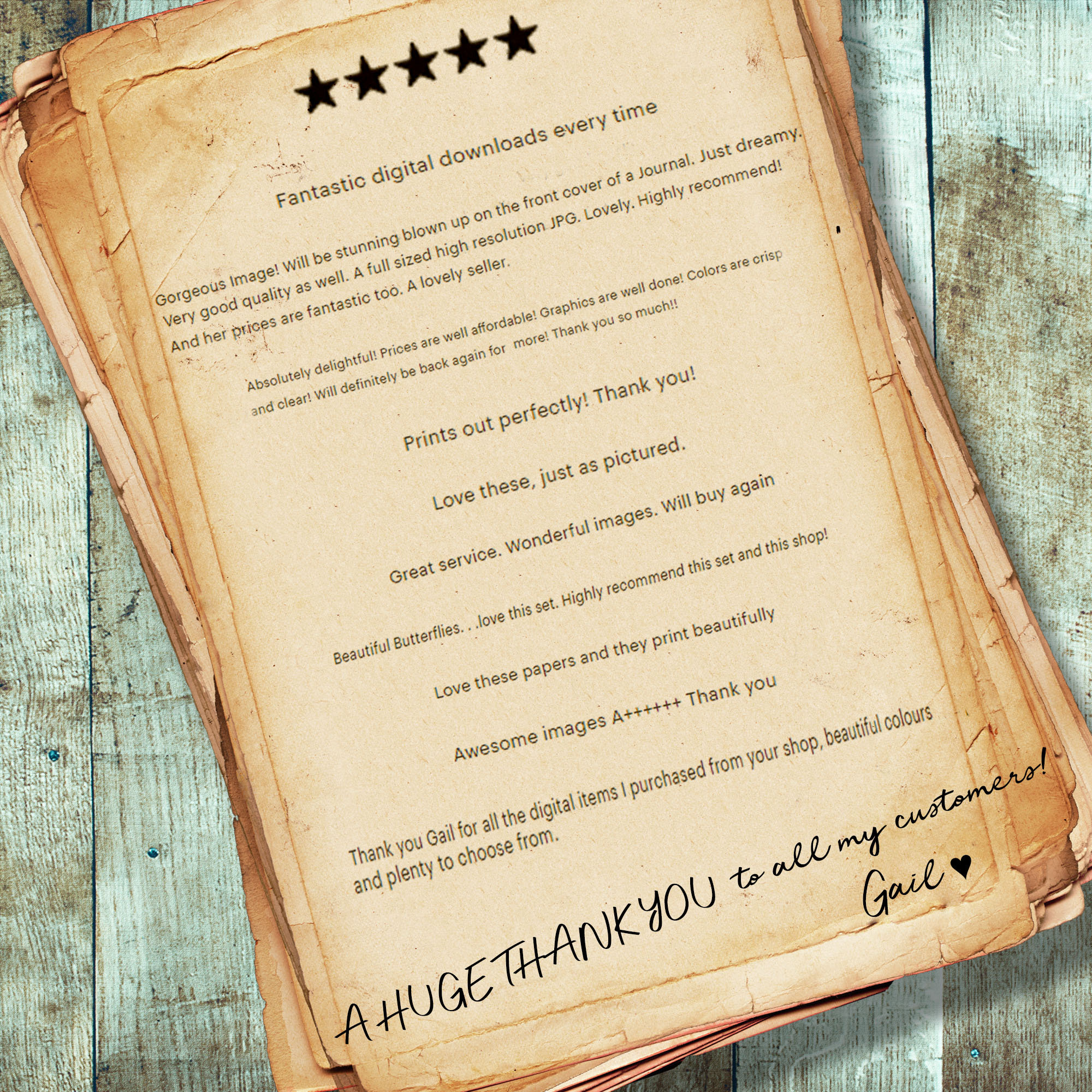 Instant Printable Digital Art or Note Cards With Envelopes - Etsy