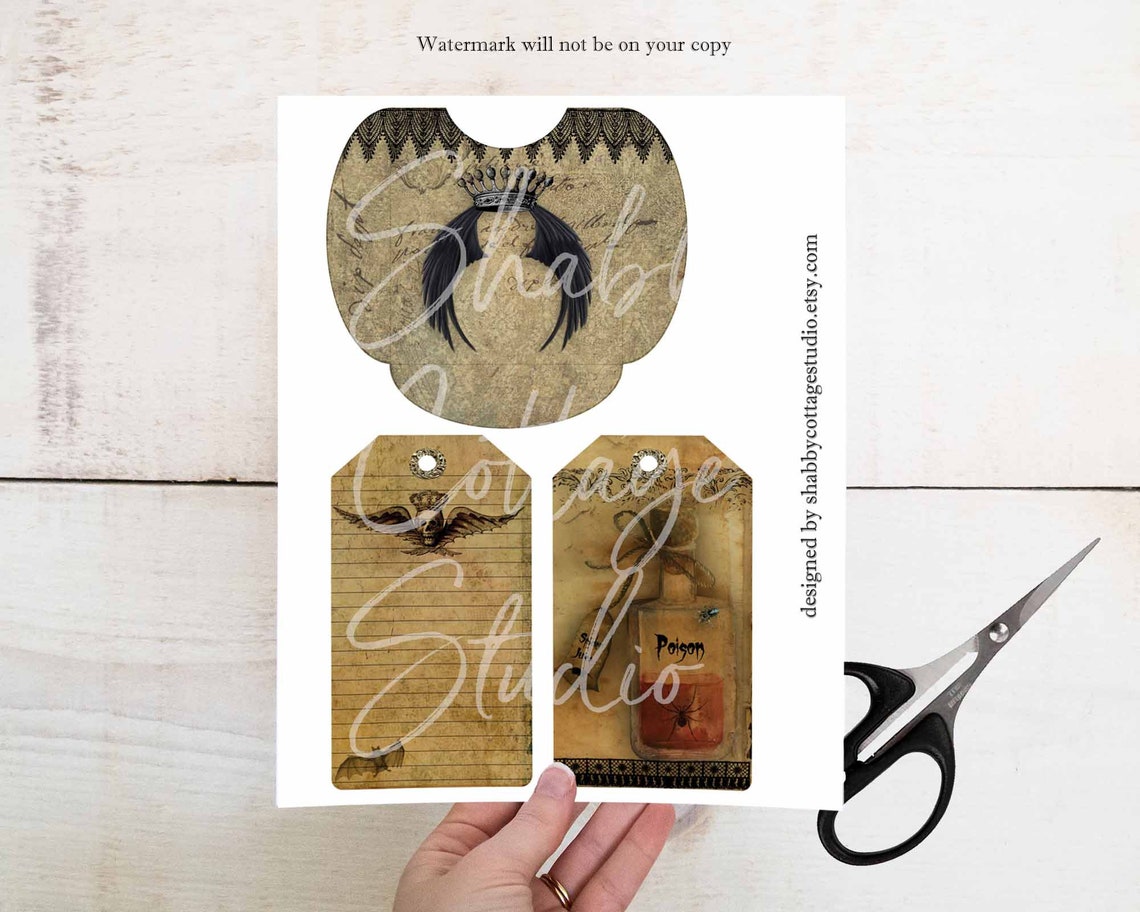 Halloween Digital Journal Kit - Instant Download- All Hallows Eve ...