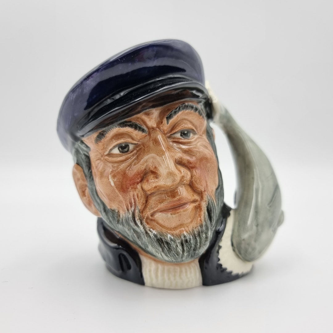 Royal Doulton Toby Jug Captain Ahab Vintage Miniature D506 1958 ...