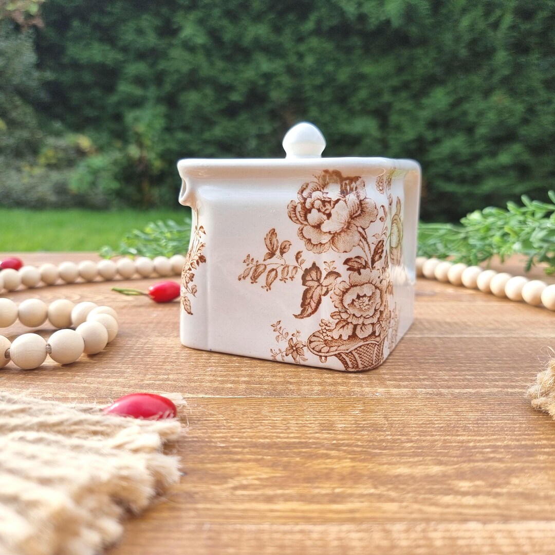 Clarice Cliff Tea Pot Royal Staffordshire Burslem Dinnerware, 1940's ...