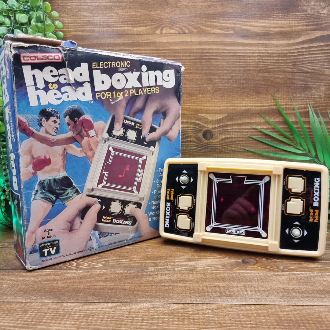 Vintage Toy Coleco Head to Head Boxing Made 1981 Boxed, Nostalgic Games ...