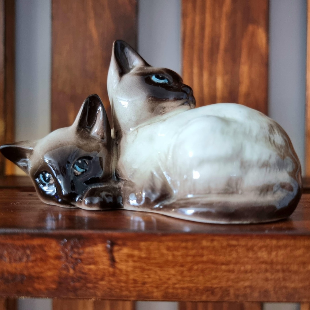 Beswick Siamese Cat Figurine, Kittens Model 1296, Animal Lovers - Etsy