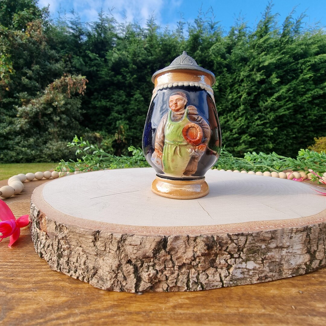German Lidded Beer Stein Mid Century Treasures, West German Memorabilia ...