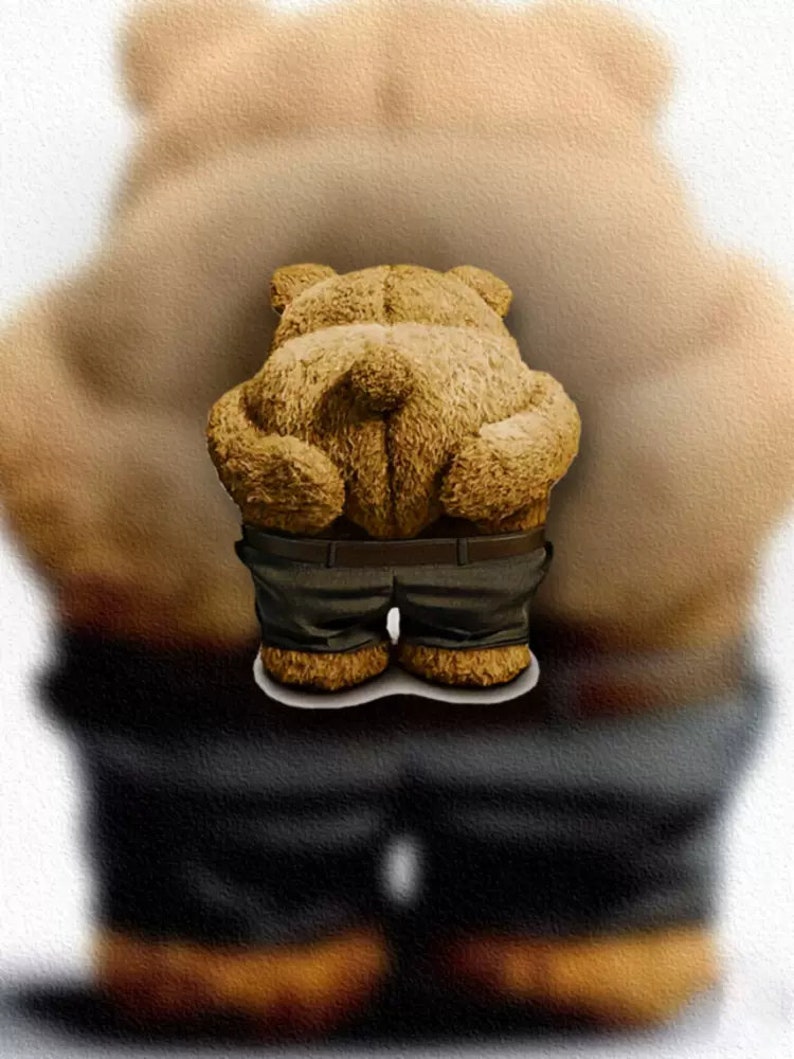 Original ted Back Silhouette Sticker Paint Sticker Vinyl Sticker ...