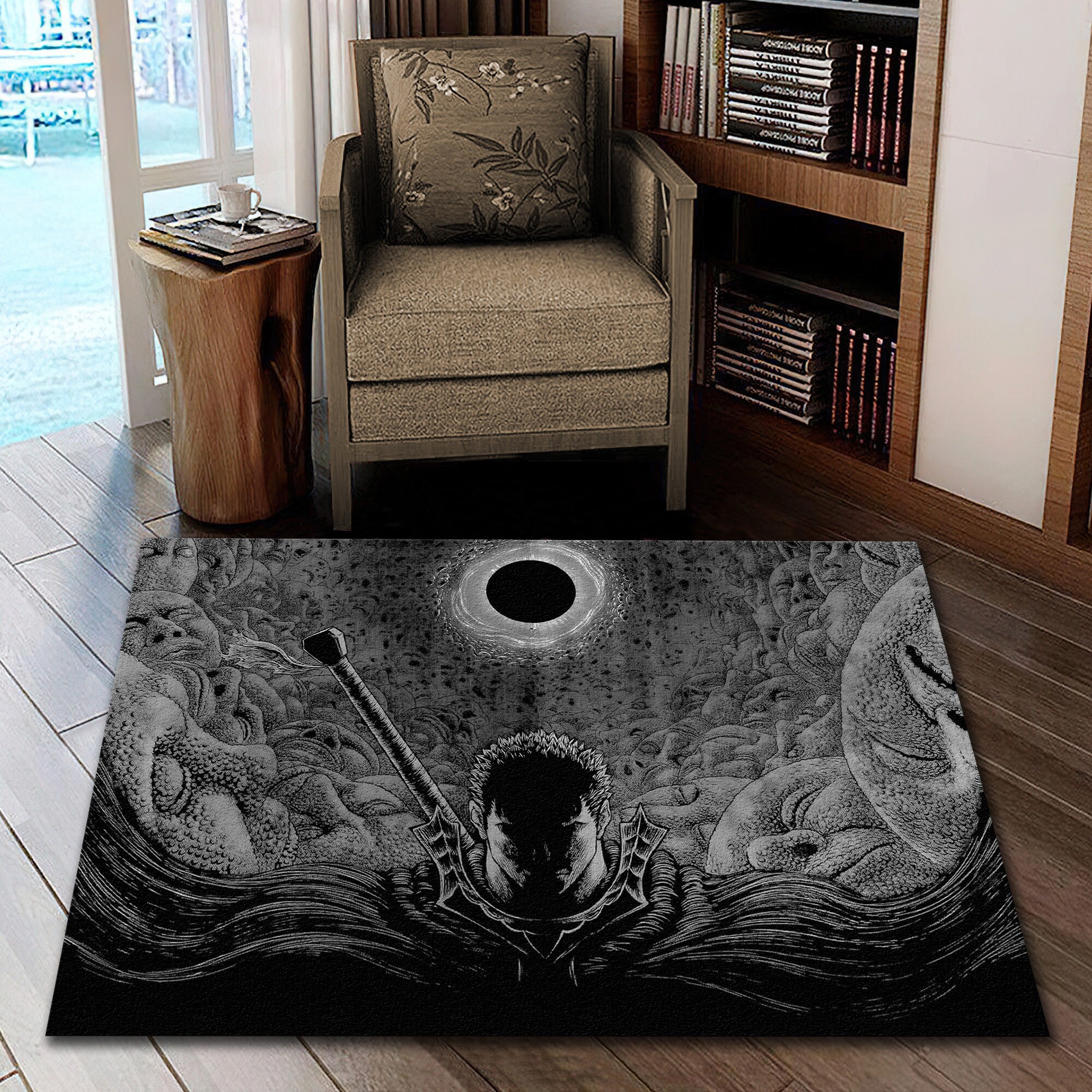Berserk Rug, Popular Anime Rug, Japanese Carpet, Guts Rug, Manga Mat ...