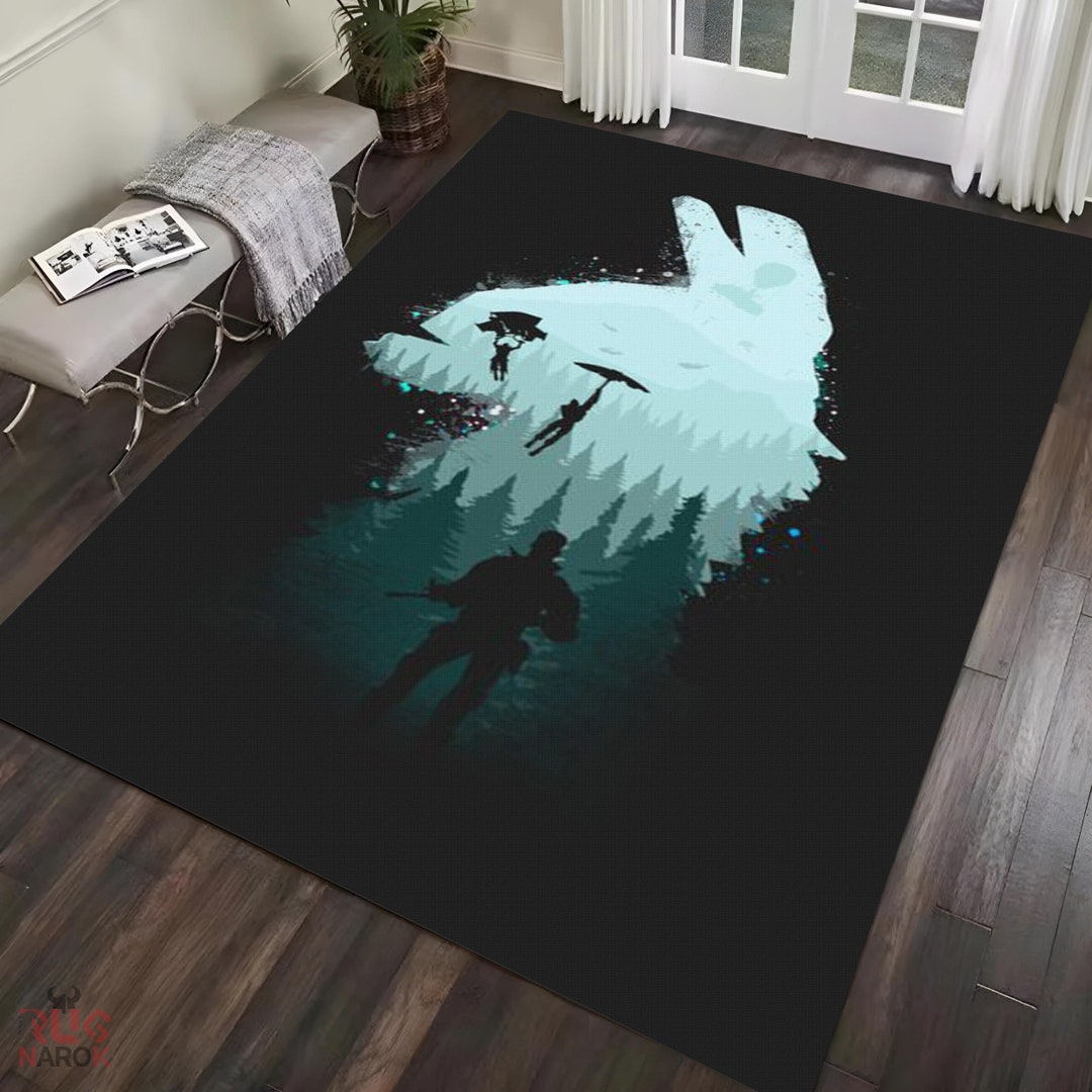 Gaming Room Rug, Gamer Mat, Playboy Rug, FPS Game Carpet, Rabbit Rug ...