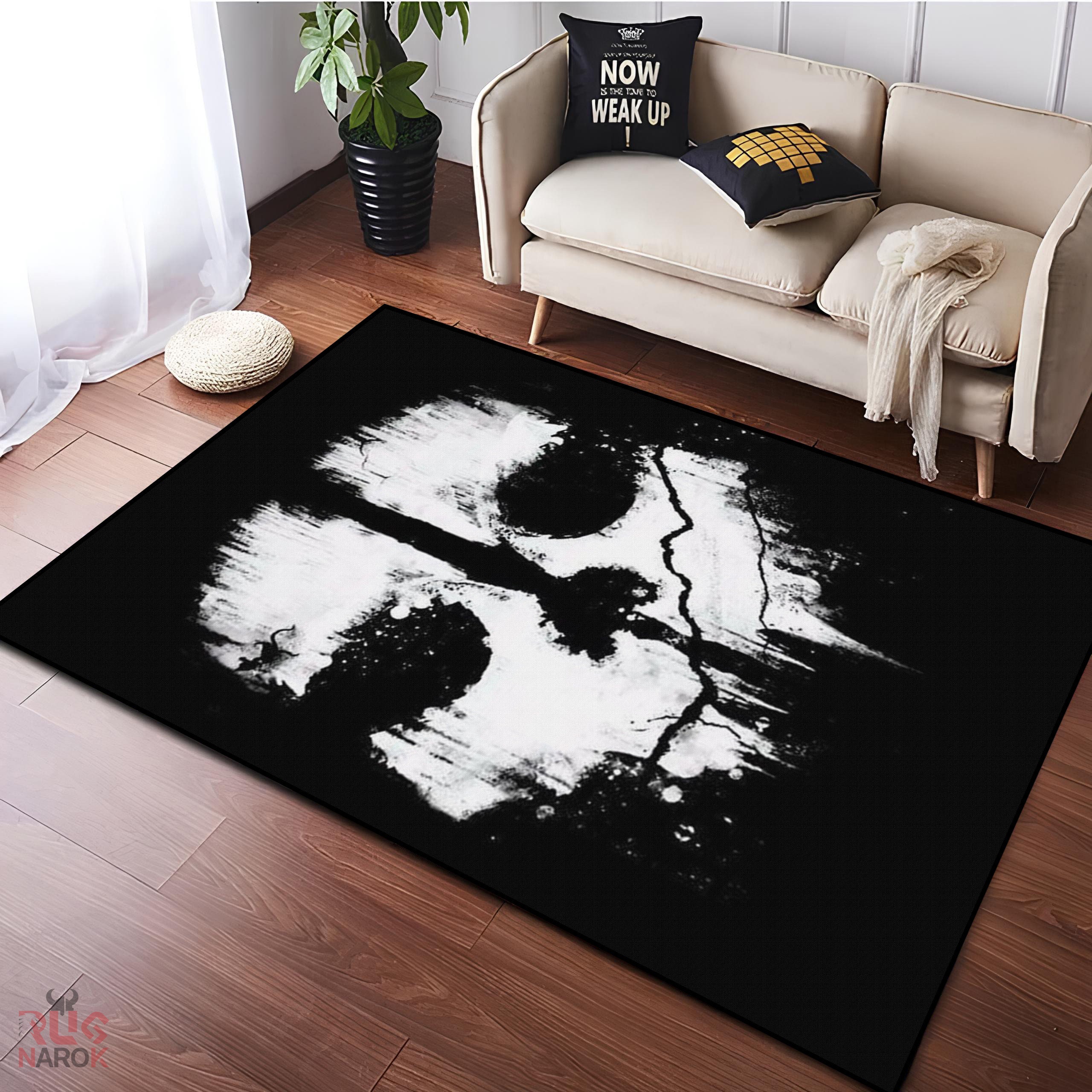COD Rug, Ghost Rug, Gaming Rug, Video Game Rug, Gift for Gamer, Game ...