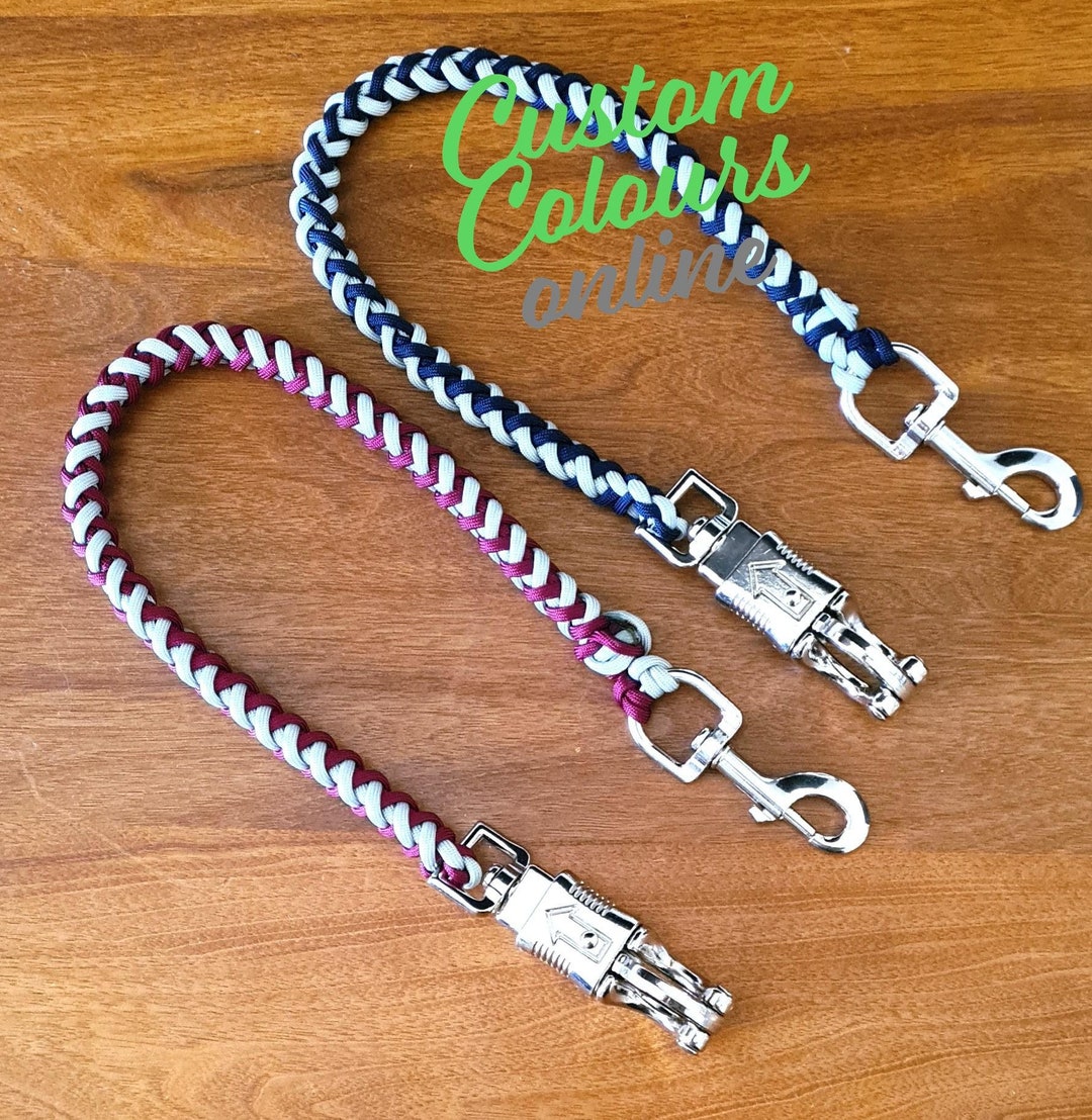 Custom Braided Handmade Paracord Horse Float Tie or Stable Tie - Etsy