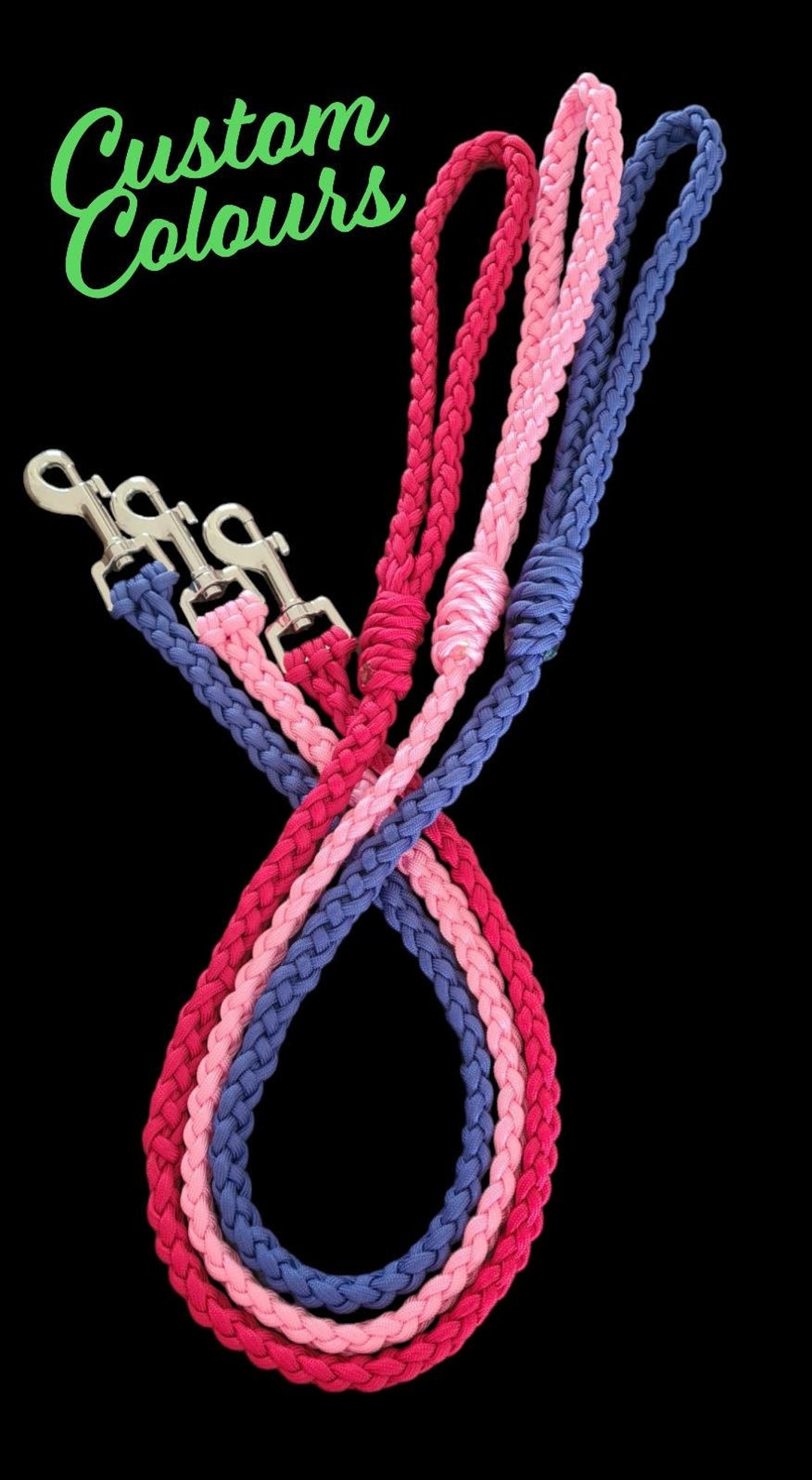 Custom Braided Paracord Dog and Pet Leashes, 6 Strand Braid - Etsy